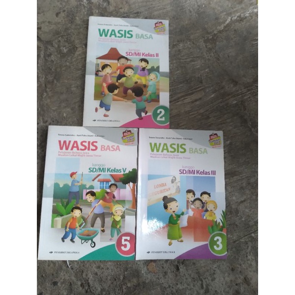 Jual WASIS BASA KELAS 1,2,,3,4,5,6 SD,PENERBIT ERLANGGA | Shopee Indonesia
