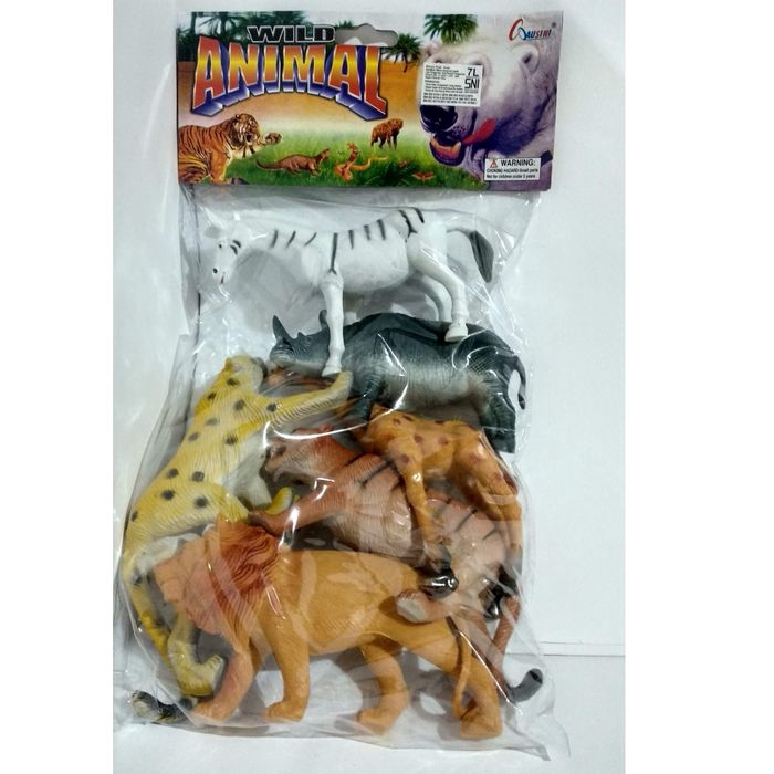 Jual set miniatur wild animal collection zoo mainan hewan kebun ...