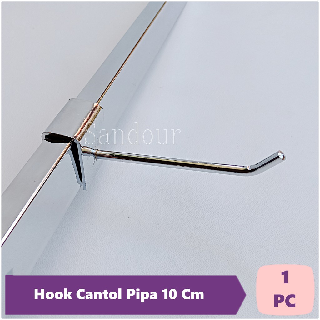 Jual Hook Cantol Pipa Kotak 10 Cm Stik Besi Gantungan Aksesoris Untuk ...
