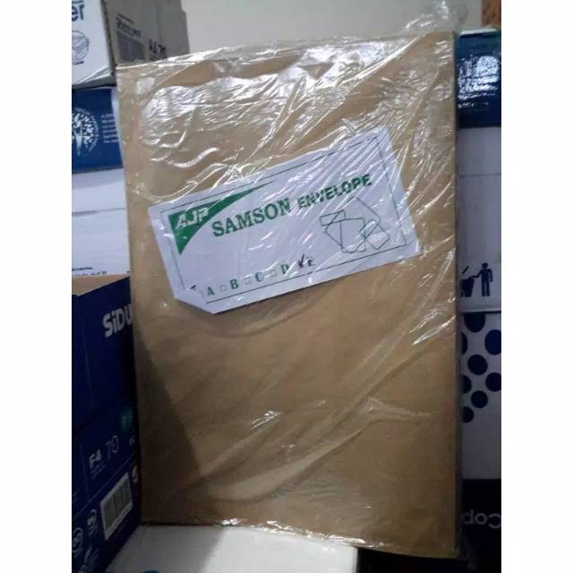 Jual Amplop Coklat Samson E (27 X 40 cm) isi 10 lembar | Shopee Indonesia