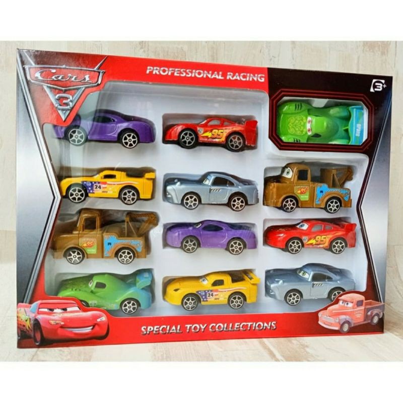 Jual Mainan Mobil Cars isi 12 pcs | Shopee Indonesia