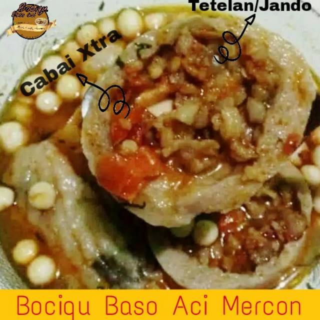 Jual BOCIQU BASO ACI MERCON BASO ACI PEDAS BAKSO ACI KHAS GARUT ...