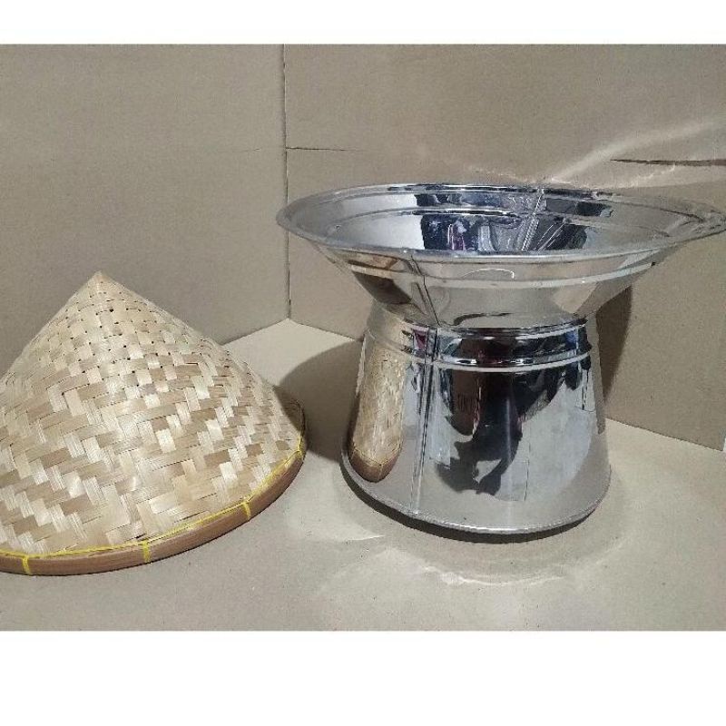 Jual Dangdang Seeng Stainless steel + Kukusan Bambu 25 cm | Shopee ...
