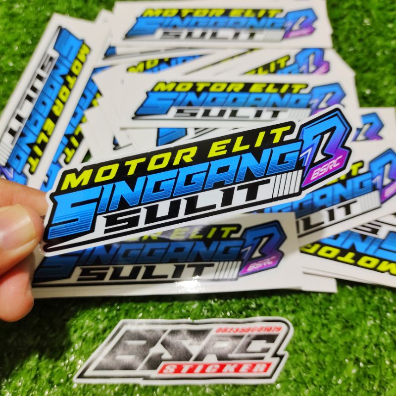Jual sticker motor elit singgang sulit viral / sticker balap | Shopee ...