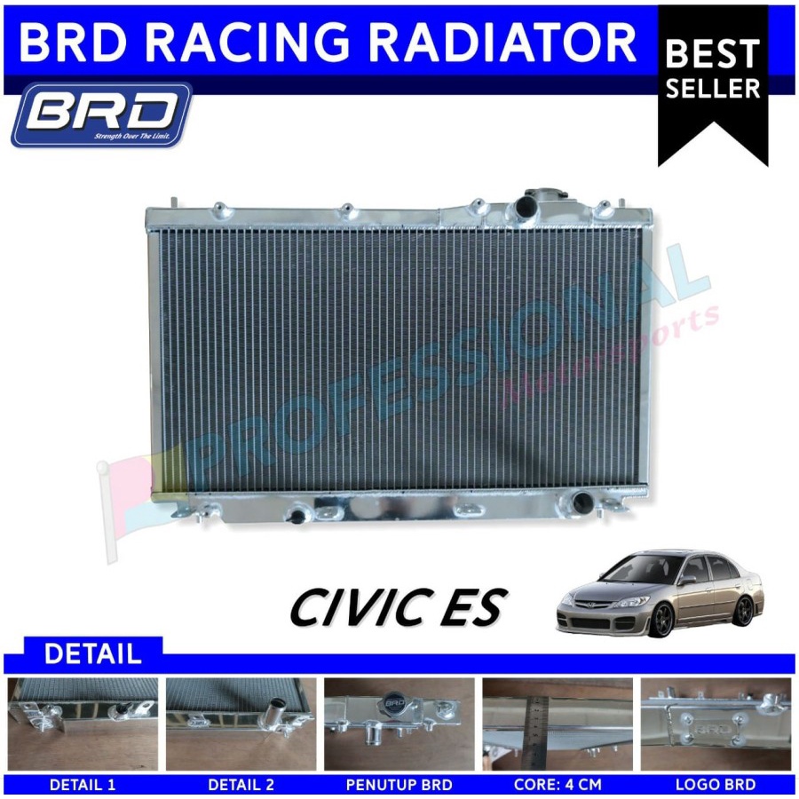 Jual RADIATOR RACING ALUMINIUM HONDA CIVIC ES MANUAL BRD THAILAND ...