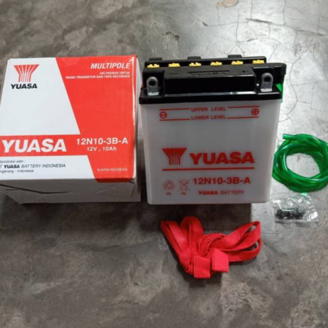 Jual accu yuasa multipole 12n10-3b-a 12v, 10ah aki setrum yuasa multipole | Shopee Indonesia