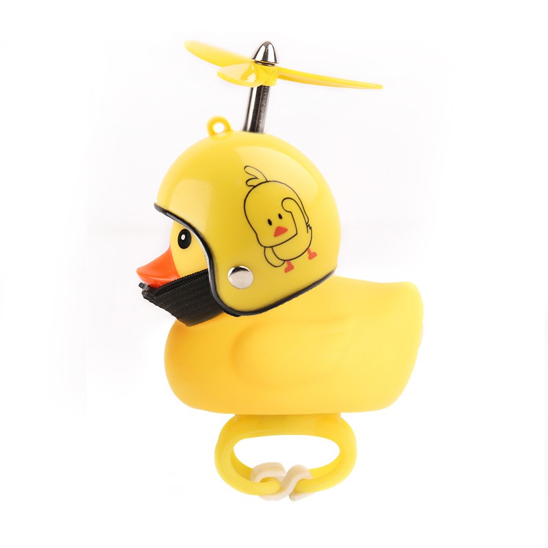 Jual Bell Sepeda Anak Bebek Rubber Duck Helm Shake Duck with LED Light ...