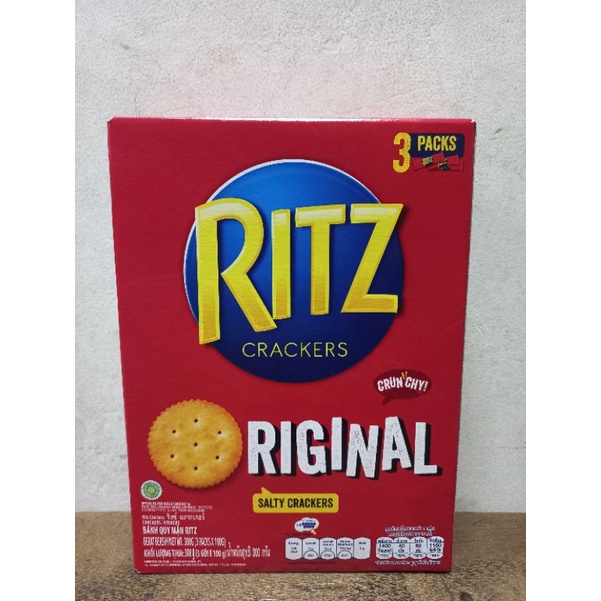 Jual RITZ CRACKERS ORIGINAL 300GR (3 packX100Gr) | Shopee Indonesia