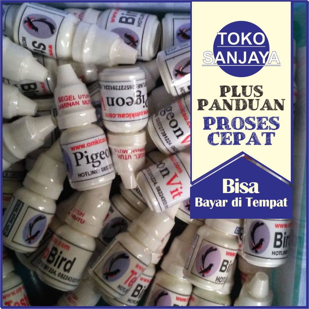 Jual Pigeon Vit Omkicau Plus Panduan Obat Merpati Aduan Lomba Jadi ...