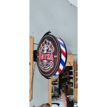 Jual neon box Barber(bisa berputar)Kediri Jawa timur | Shopee Indonesia