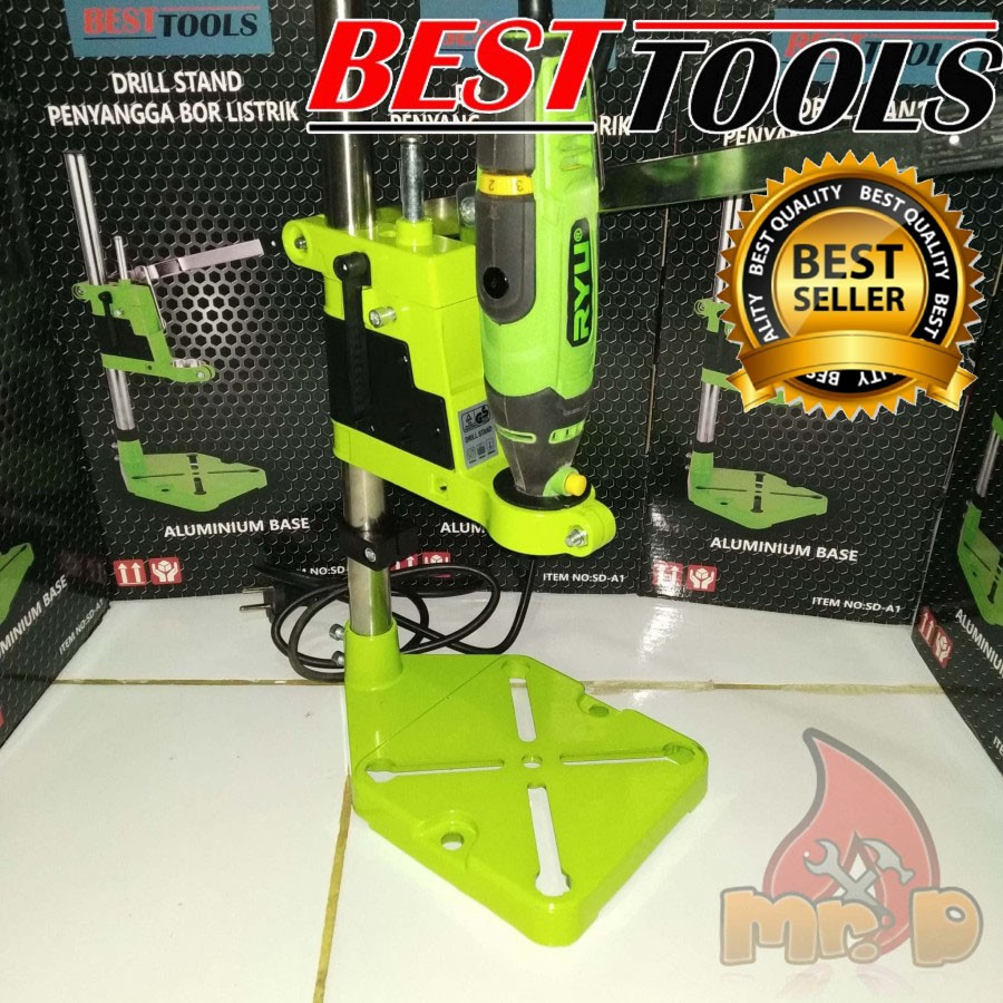 Jual Stand Drill, Dudukan Bor, Stand Bor -Pegangan Bor Alumunium base ...