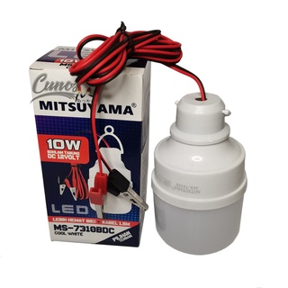 Jual Lampu Bohlam Tabung Aki DC 12V Jepit Baterai LED Kapsul Mitsuyama 5W / 10W / 15W / 20W ...