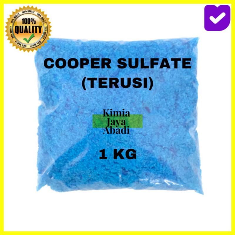 Jual Cooper Sulfate / Terusi 1 KG Pembiru Anti Lumut Kolam Renang ...