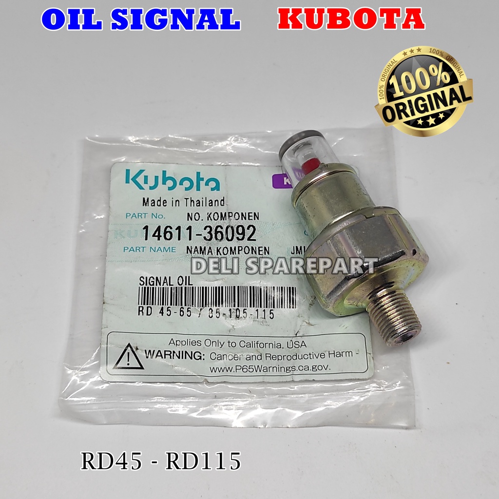 Jual oil signal kubota rd 45 rd115 yanmar tf 55 tf155 original | Shopee ...