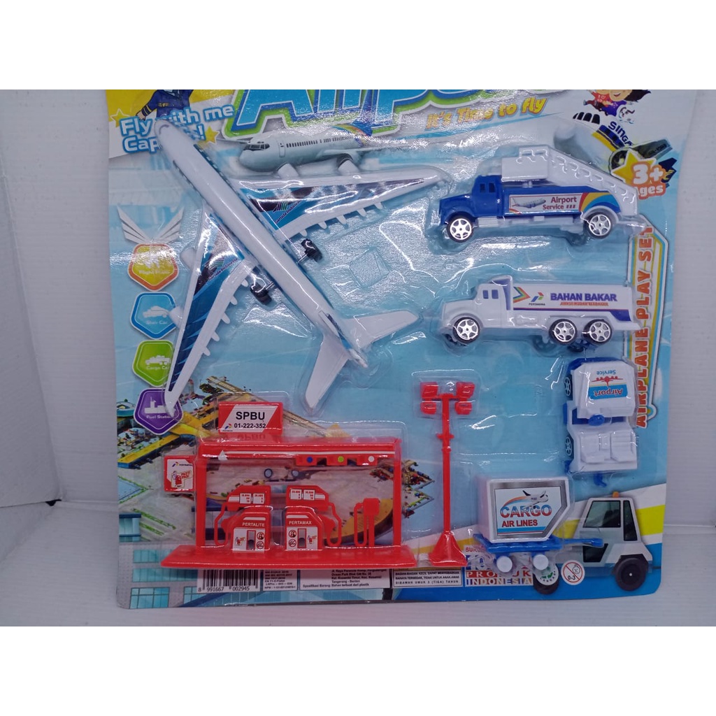 Jual Mainan Anak Laki - Laki Pesawat Terbang Mobil Truck Tangga Bus dan ...