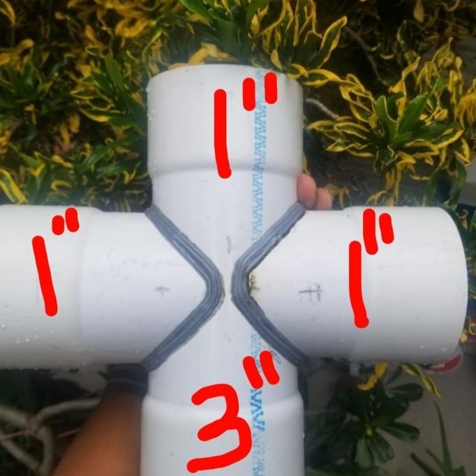 Jual tee plus pvc 3 x 1 inchi abhmt Segera Beli | Shopee Indonesia