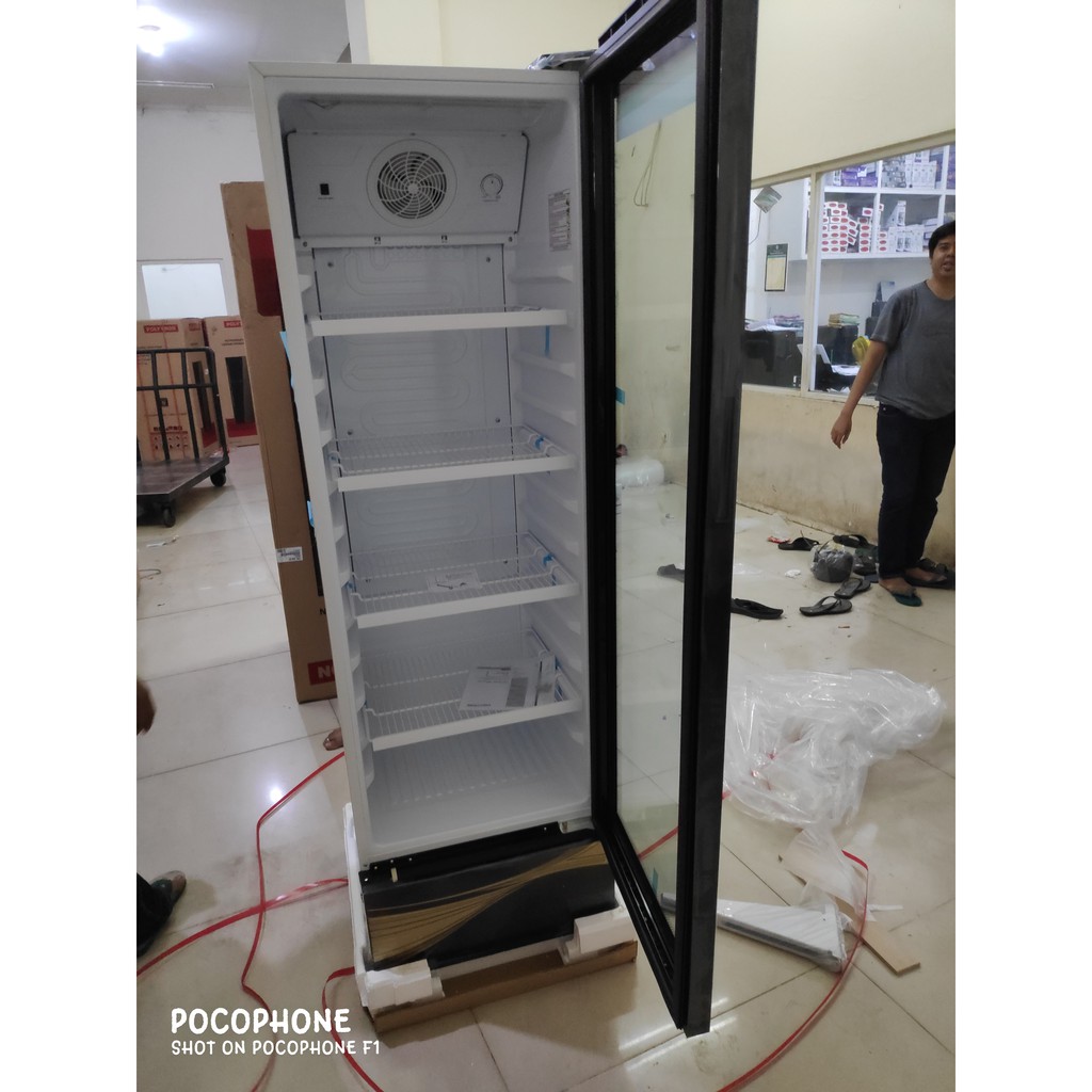 Jual SHOWCASE POLYTRON SCN 237 L 4 RAK DISPLAY COOLER KULKAS LOW WATT ...