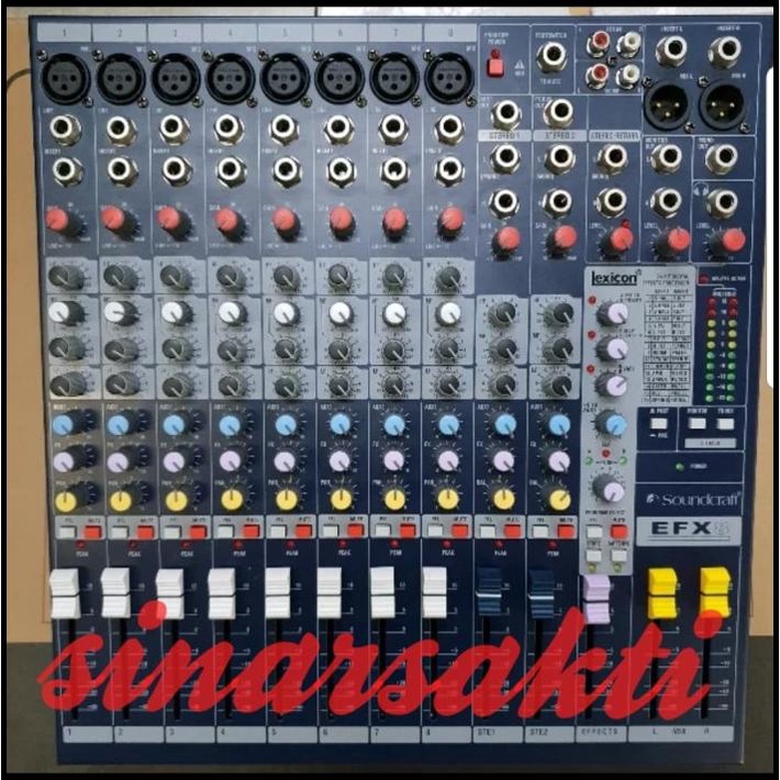 Jual Mixer Soundcraft Efx 8 ( 8 Channel ) | Shopee Indonesia