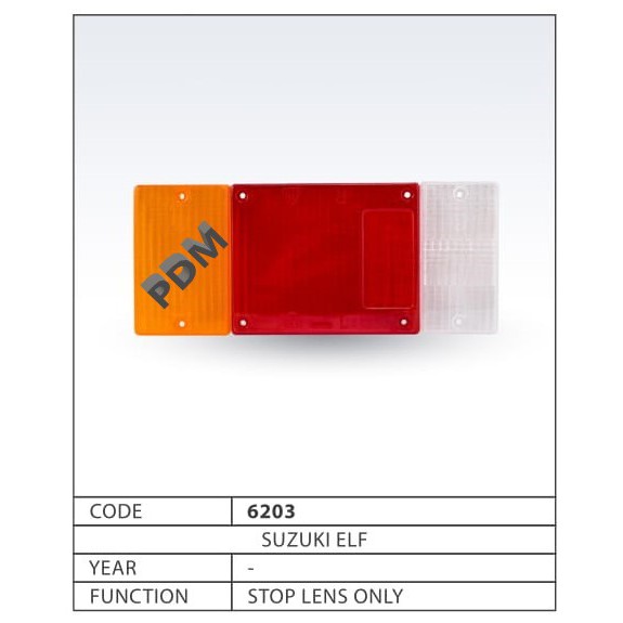 Jual 6203 Lens Stop Only/ Mika Stop Isuzu Elf | Shopee Indonesia