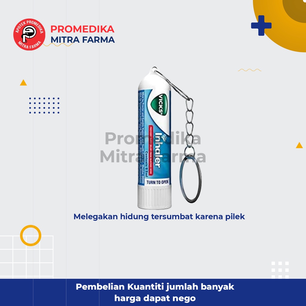 Jual Vicks Inhaler 0,5 ml / Pcs / Melegakan Hidung Tersumbat | Shopee ...
