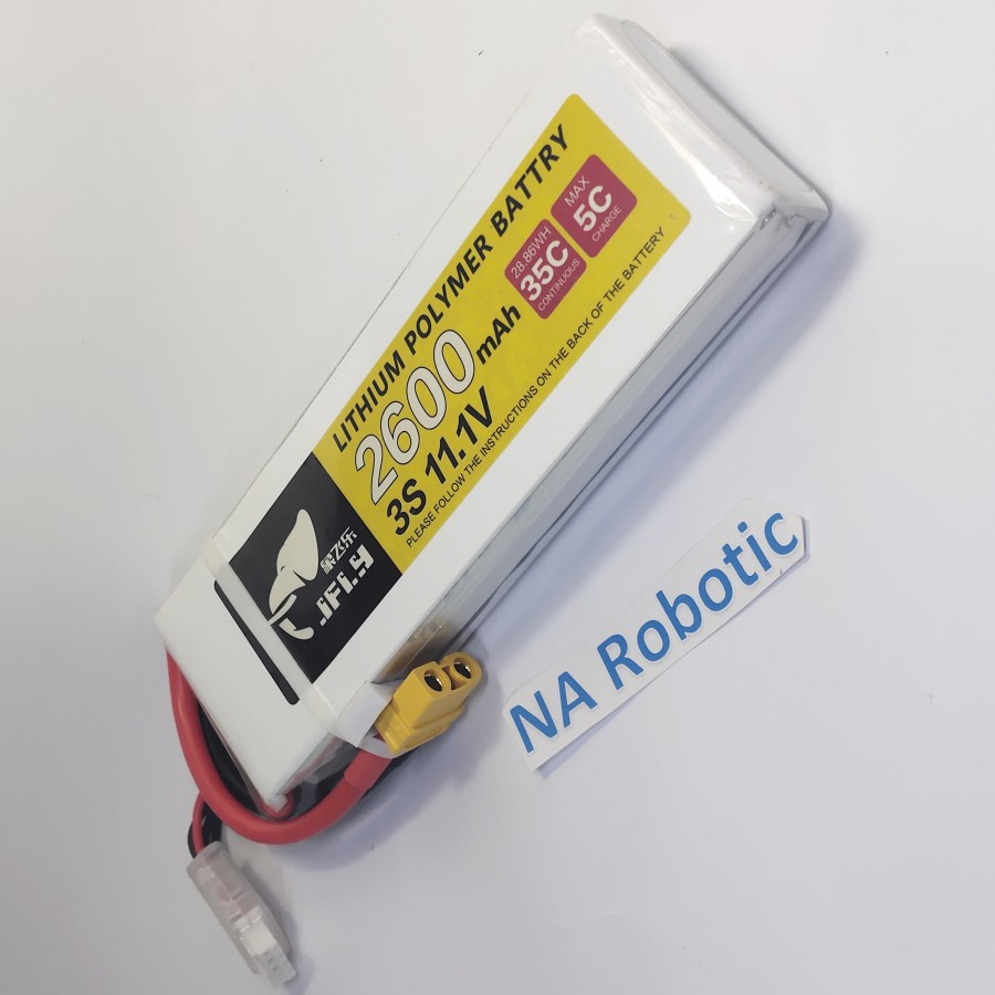 Jual Baterai Lipo JFly 2600mAh 3S 35C XT60 11.1V | Shopee Indonesia