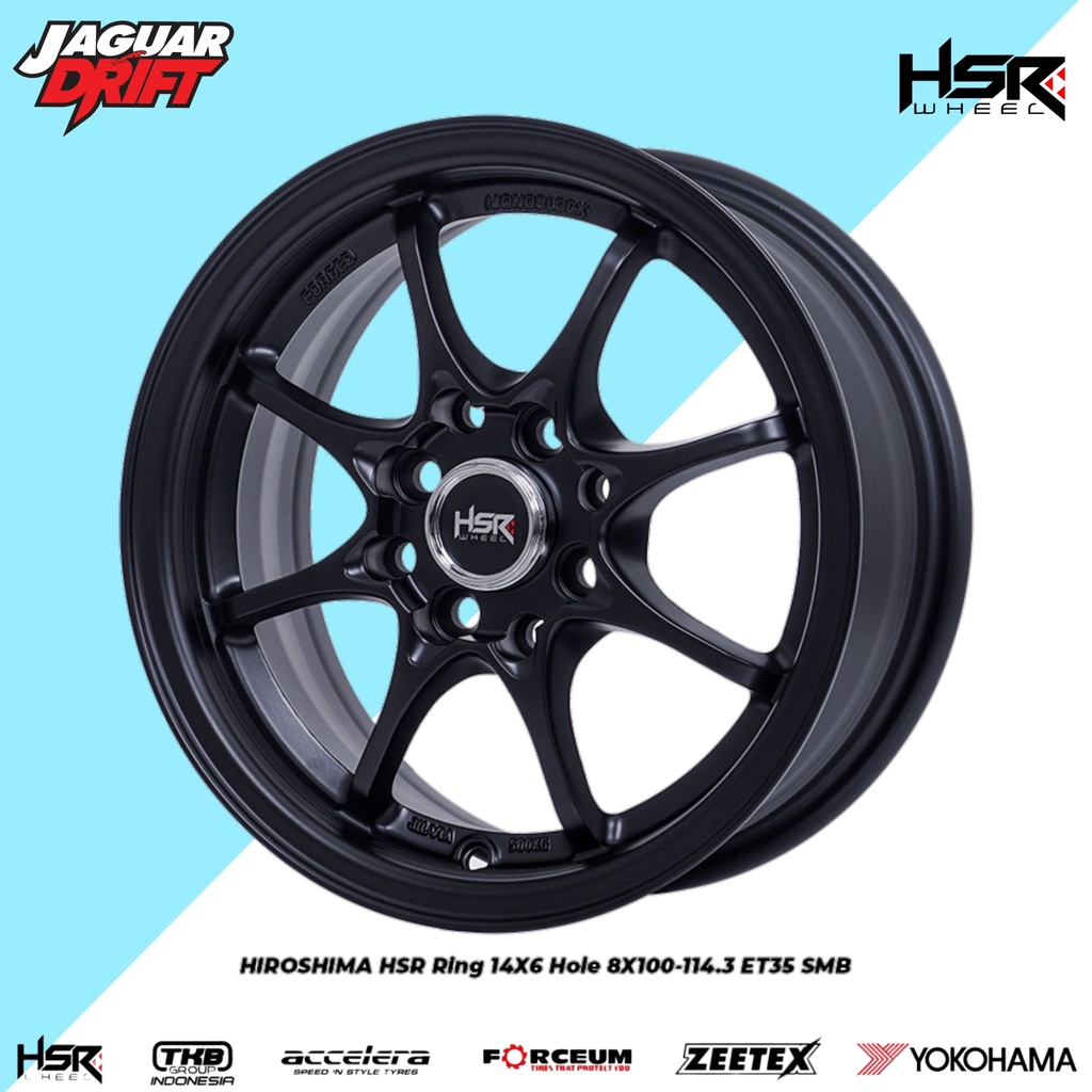 Jual Velg Mobil Brio Agya Sigra Cayla Avanza Hsr Hiroshima R14 - Pelk Racing Ring 14 Lebar 6 Pcd ...