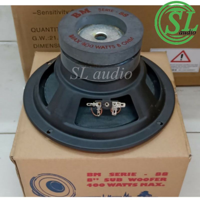 Jual Speaker 8 inch woofer double magnet Bm serie 88 kualitas bagus dan murah | Shopee Indonesia