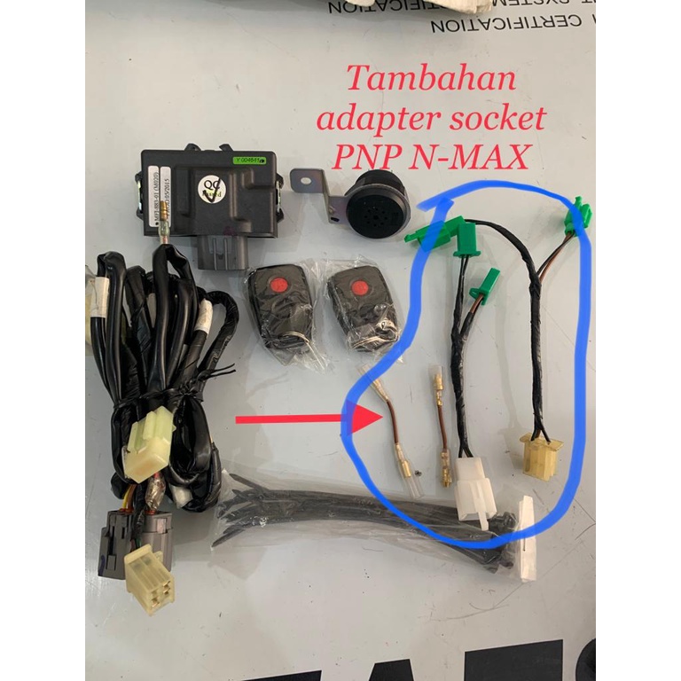 Jual Adapter Soket Tambahan Alarm Immobilizer Yamaha Mio Gear - Nmax ...