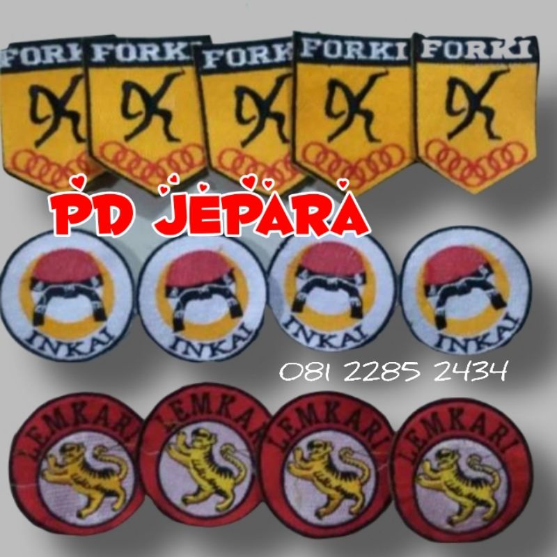Jual Logo Bordir Forki, INKAI, LEMKARI KARATE | Shopee Indonesia
