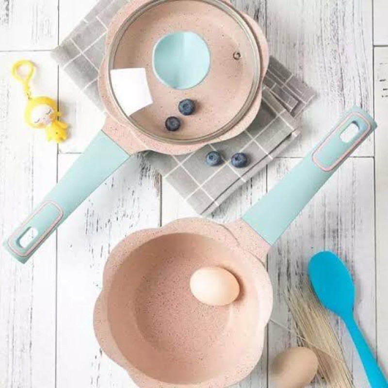 Jual PANCI BENTUK BUNGA/FLOWER PAN SET/FRY PAN TEFLON SET | Shopee ...