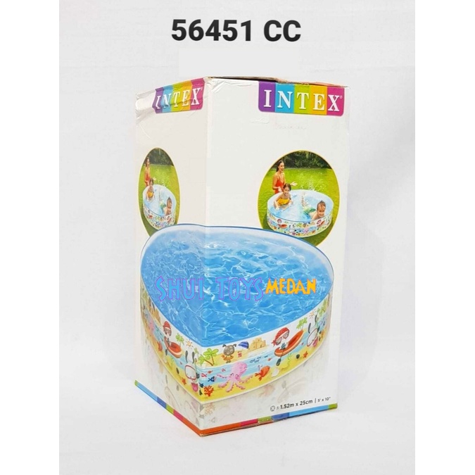 Jual Kolam Anak Intex / Kolam Renang intex Tanpa Pompa 56451 [152cm ...