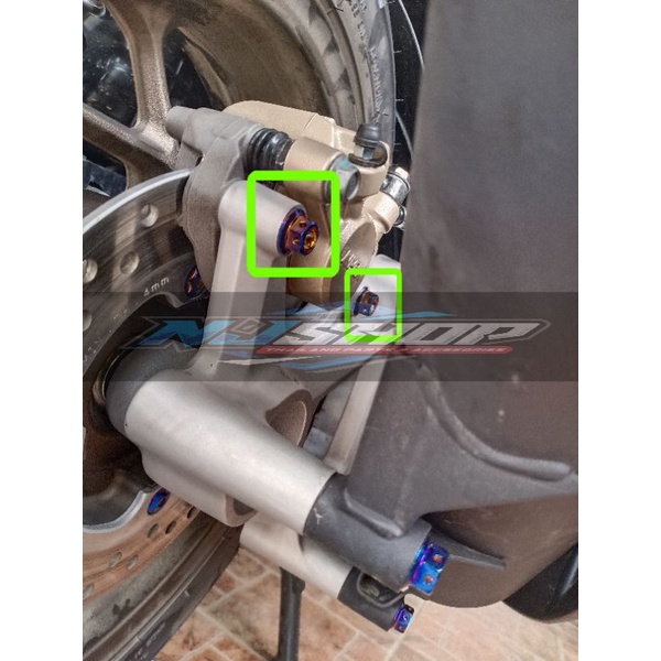 Jual Baut breket kaliper belakang vario 160 pcx 150 160 stainless 2kunci flower gs1 | Shopee ...