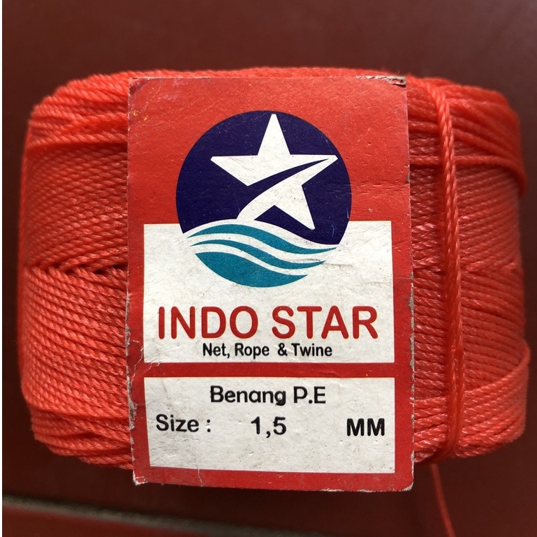 Jual Tali Tambang kecil 1,5mm / Tambang PE 1,5mm INDOSTAR ±150 METER | Shopee Indonesia