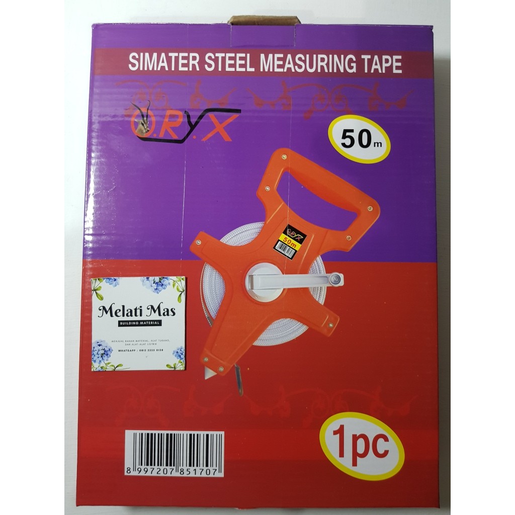 Jual Meteran Tanah / Meteran Tancap 50 mtr ORYX | Shopee Indonesia