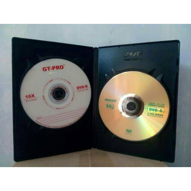 Jual CD DVD Case Double Hitam PP DVD Box 9 mm | Shopee Indonesia