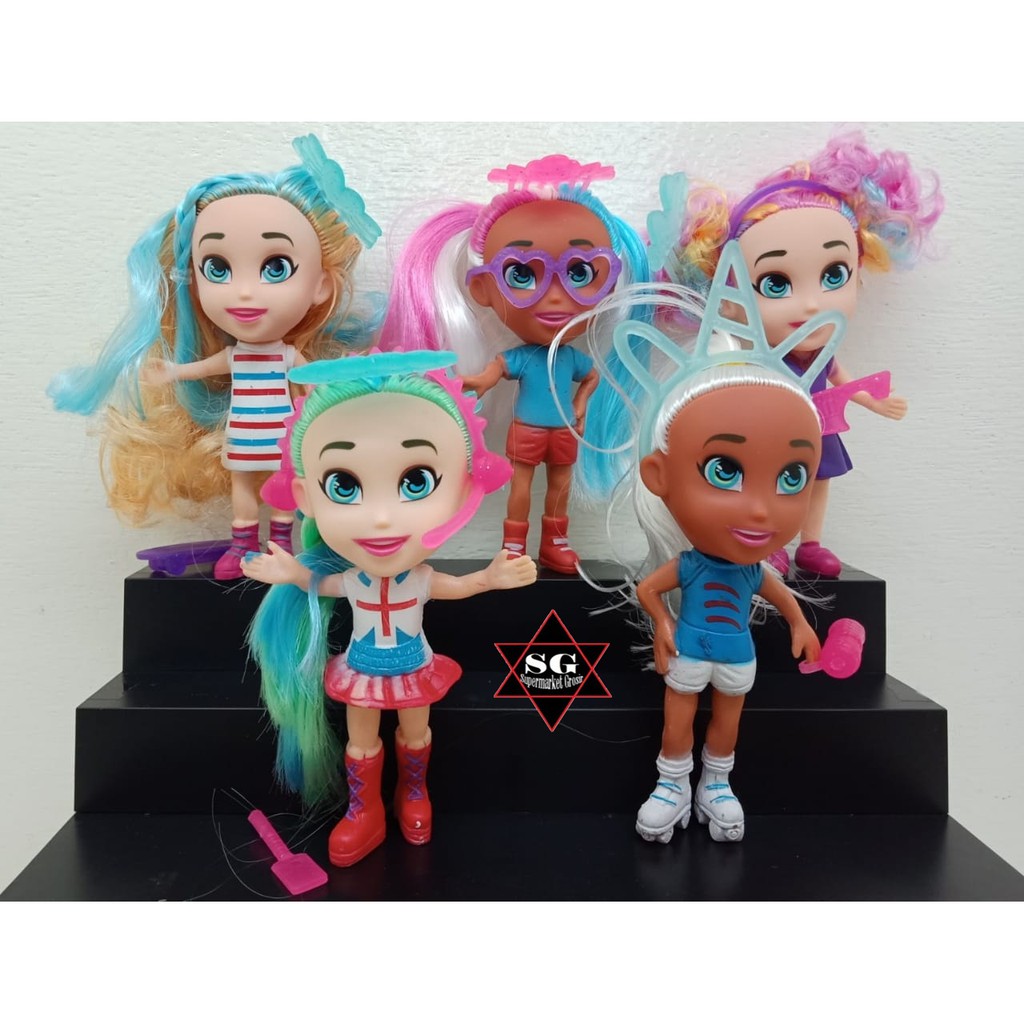 Jual ACTION FIGURE HAIRDORABLES / HAIR DORABLES ISI 5 TINGGI 14cm ...