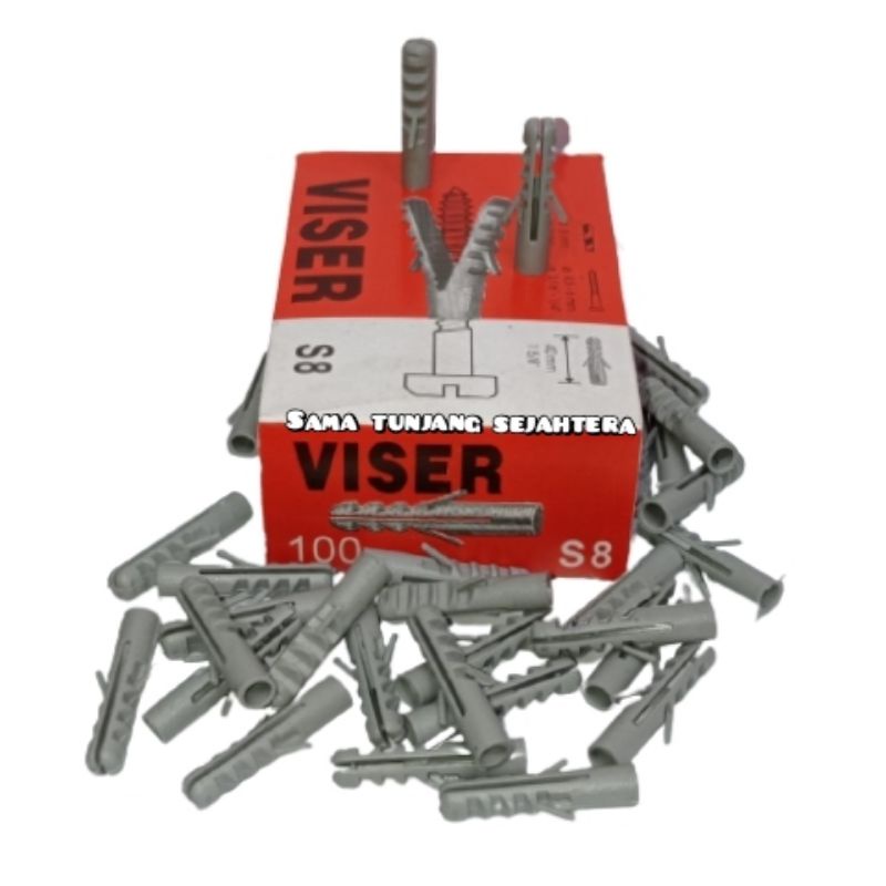 Jual VISER S8 (TANPA SCRUB) / PENGENCANG BAUT 100 PCS | Shopee Indonesia