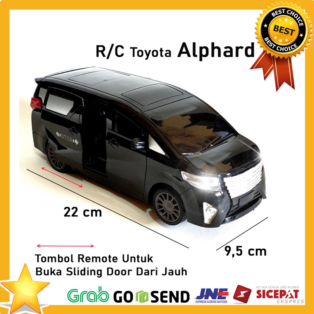 Jual MOBIL RC ALPHARD Keren bisa Open Sliding Door Otomatis | Shopee ...