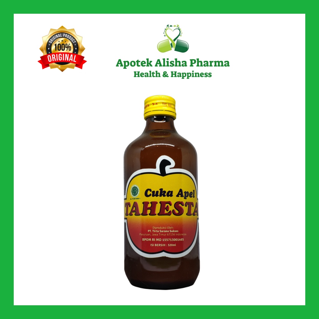 Jual Cuka Apel Tahesta 300ml - Obat Herbal Kesehatan Jantung/Tubuh ...