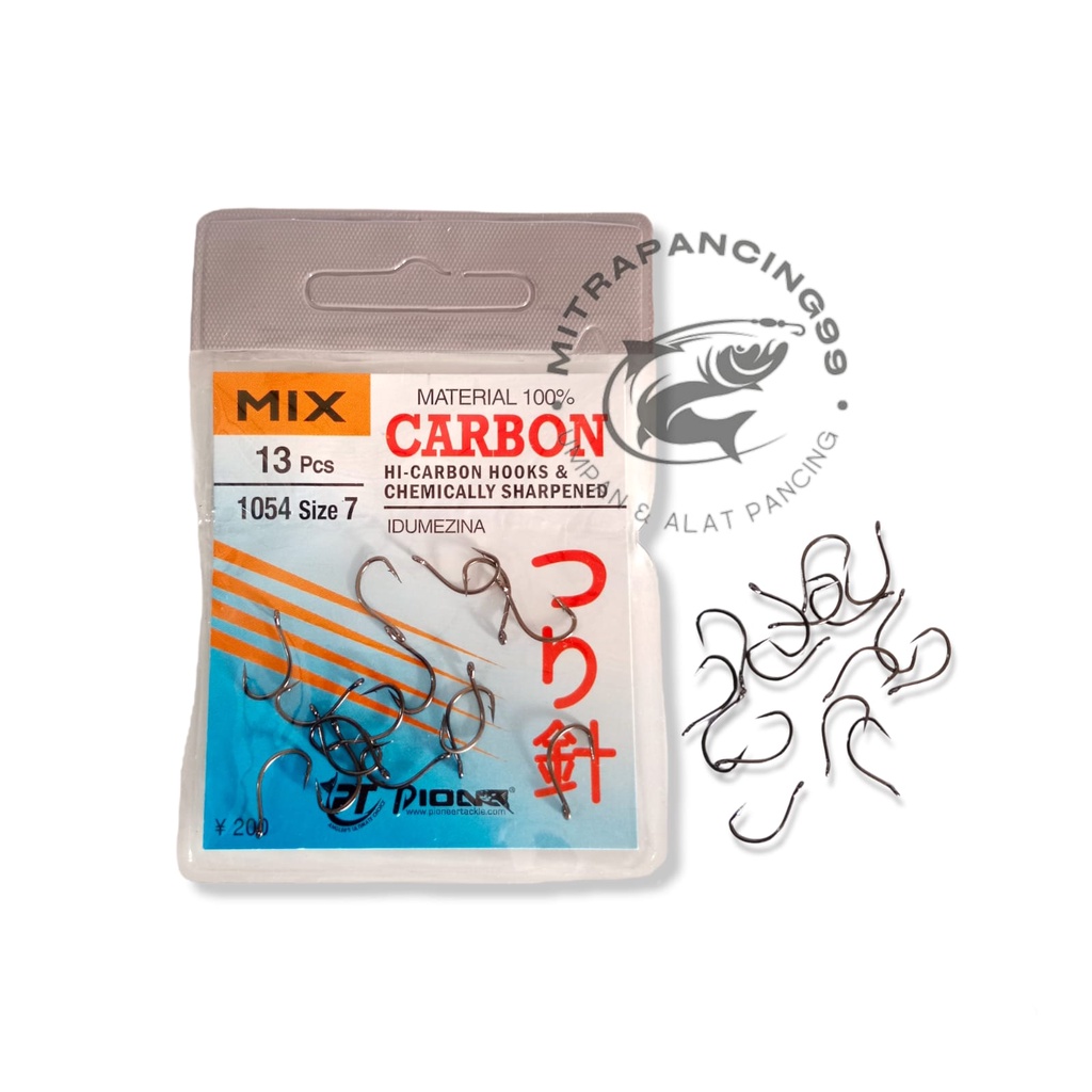 Jual Mata Kail Mix Carbon 1054 - Kail Pancing Size 1-15 | Shopee Indonesia