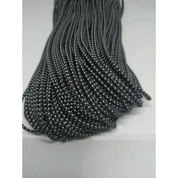 Jual Tali karet elastis string hitam motif 3mm(100 yard)/karet elastis ...
