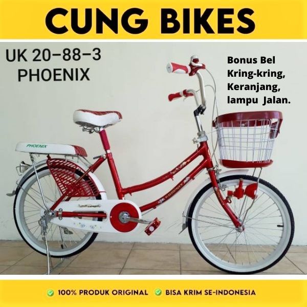 Jual SEPEDA MINI PHOENIX BIKE MINI 20 INCH TYPE 88 3 KUNCI STANG UNTUK ...