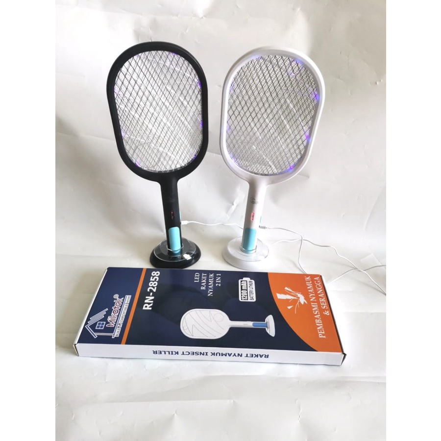 Jual Raket Nyamuk Recharge/Raket Nyamuk Cas/RAKET NYAMUK 2in1 ...