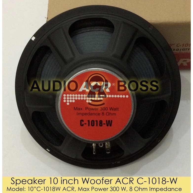 Jual Speker ACR 10 inch Woofer C - 1018 - W 300 Watt | Shopee Indonesia
