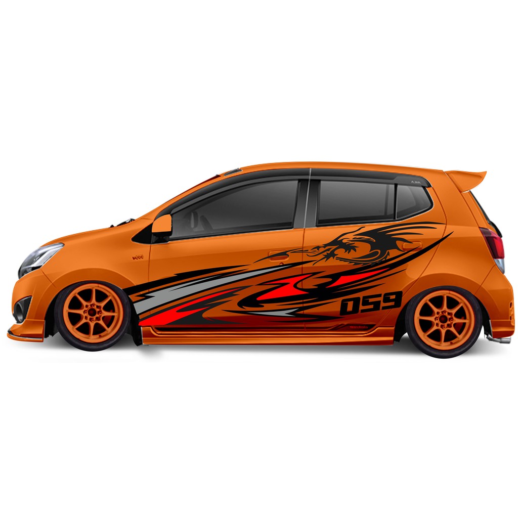 Jual Striping mobil (NAGA) AYLA, AGYA custom universal semua mobil 2022 ...