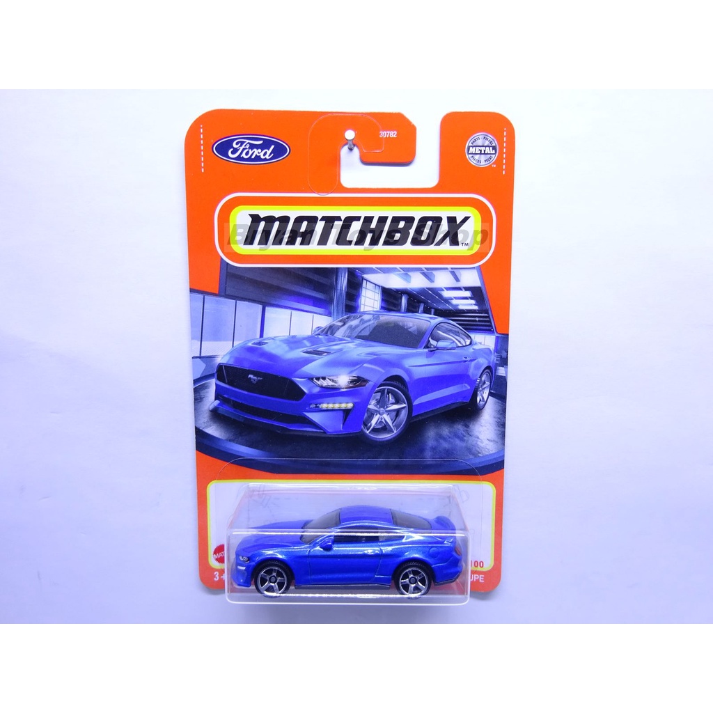 Jual Matchbox 2019 Ford Mustang Coupe Biru | Shopee Indonesia
