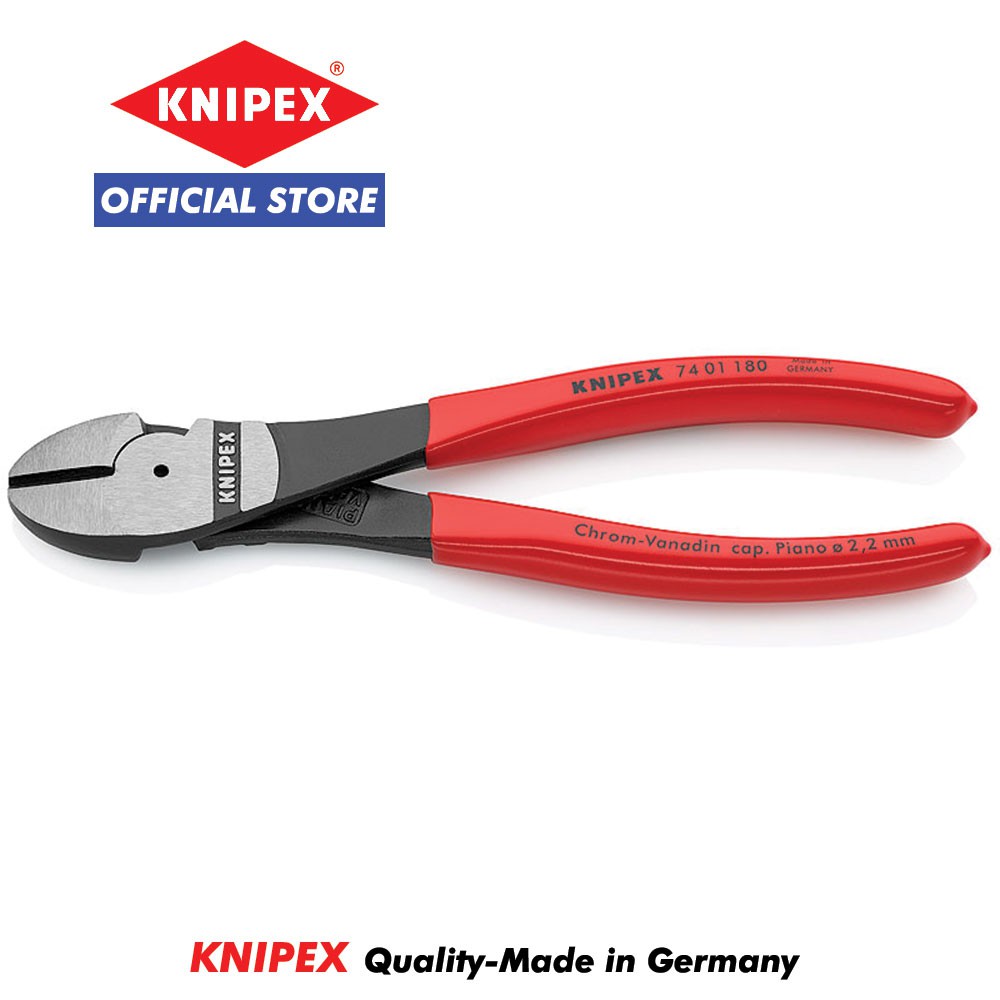 Jual KNIPEX 74 01 180 High Leverage Diagonal Cutter | Shopee Indonesia