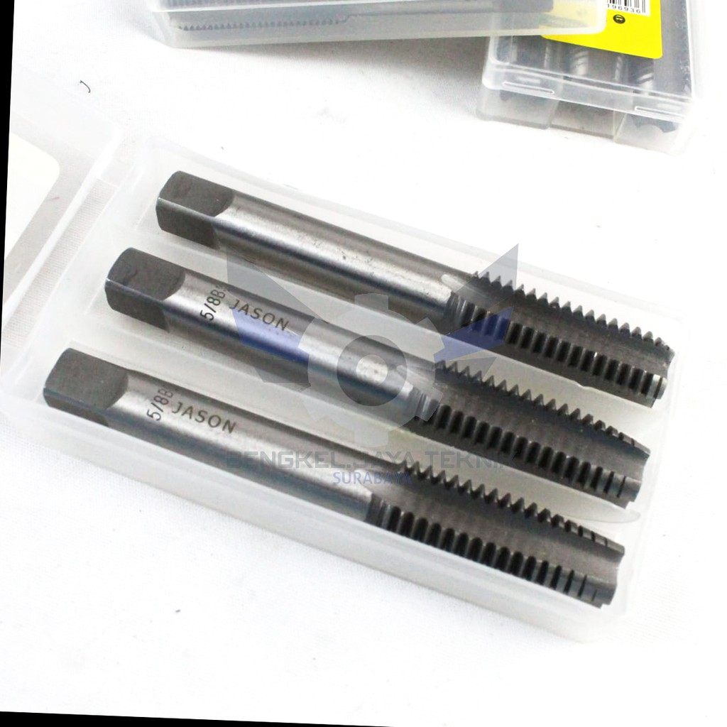 Jual Hand Tap Set 3 Pcs 1/4 , 3/8 & 3/16 Alat Pembuat Drat / Mata Bor ...