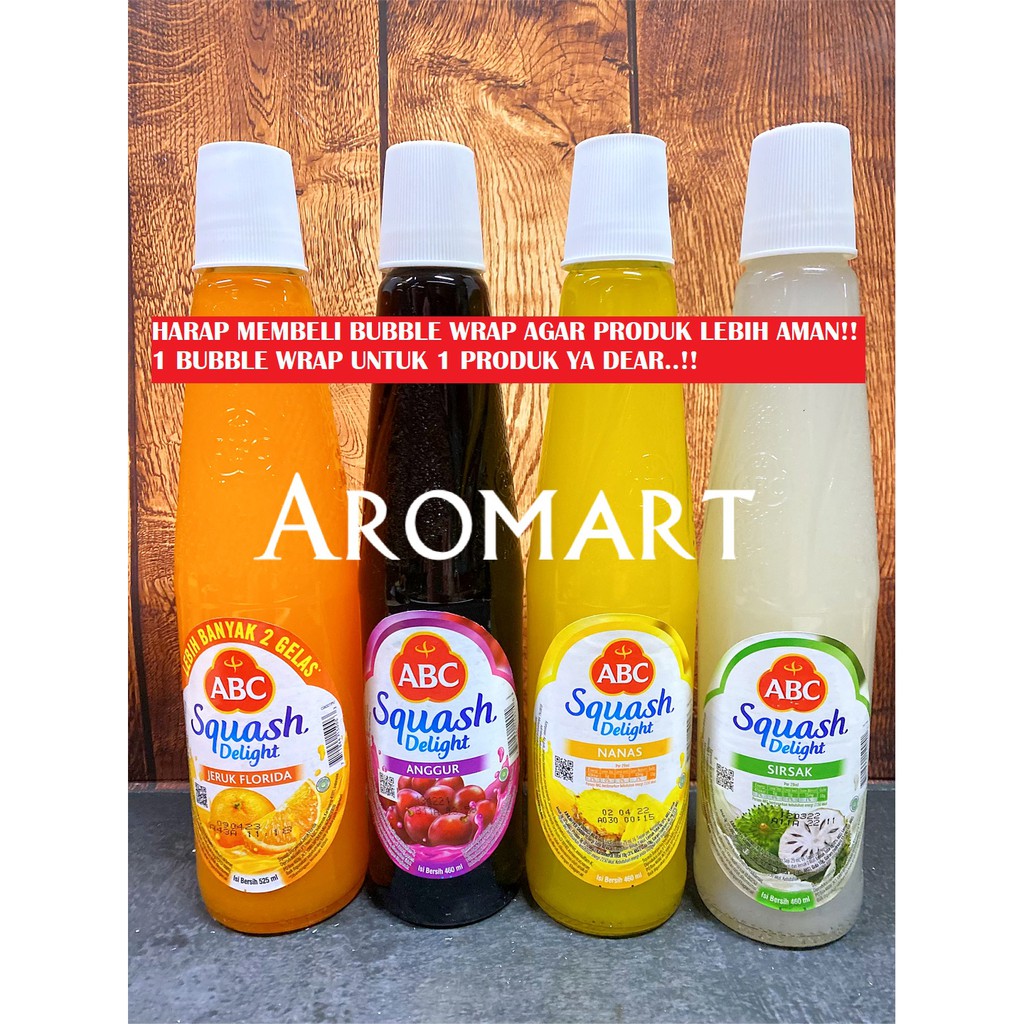 Jual ABC Squash Delight/ Sirup ABC/ Sirup (Harga belum termasuk bubble ...