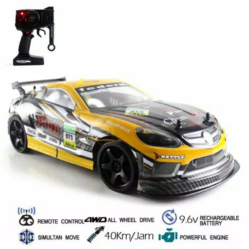 Jual Mobil Remote Control Charger Drift BESAR 1:10 RC Mobil V Max TURBO ...